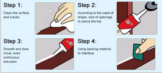 100% Fast Cure Silicone Sealant White Rtv Construction Fast Drying Silicone Sealant